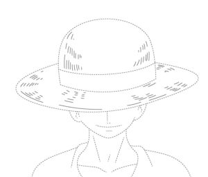 Monkey D. Luffy Coloring Page From One Piece - Drawing Gallery
