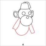 Adopt Me Toy Monkey Coloring Page and Tracing Page