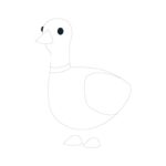 Adopt Me Drake Coloring Page and Tracing Page