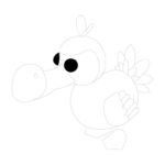 Adopt Me Dodo Coloring Page and Tracing Page - Drawing Gallery