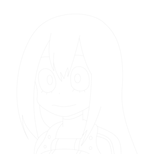 Tsuyu Asui Coloring Page, Tracing & Drawing Tutorial