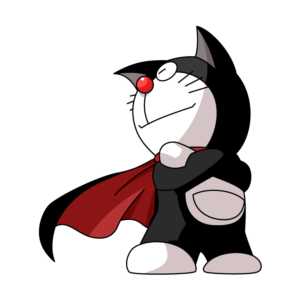 Black Doraemon Coloring Page and Tracing Page - Drawing Gallery