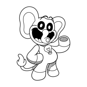Bubba Bubbaphant Coloring Page, Tracing & Drawing Tutorial