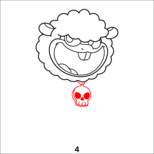Baba Chops Coloring Page, Tracing & Drawing Tutorial