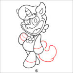 CraftyCorn Coloring Page, Tracing & Drawing Tutorial